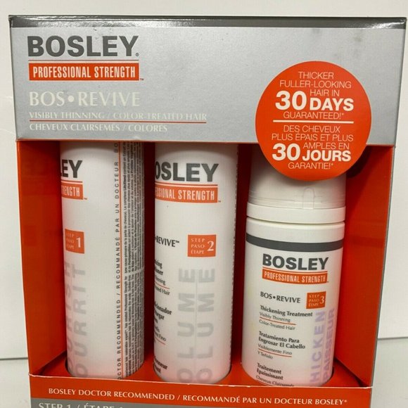 Bosley | Grooming | Bosley Revive Thinning Hair Help 3 Days Kit | Poshmark